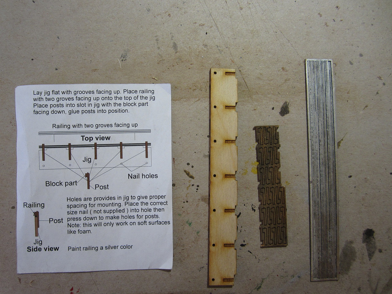 Highway Guardrails (wooden kit) -- N Scale Model Railroad Road ...