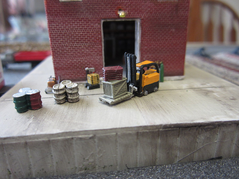 Loading Dock Details -- N Scale Model Railroad Building Accessory -- # ...