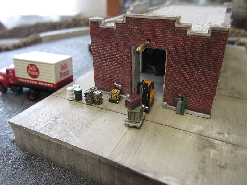 Loading Dock Details -- N Scale Model Railroad Building Accessory -- # ...