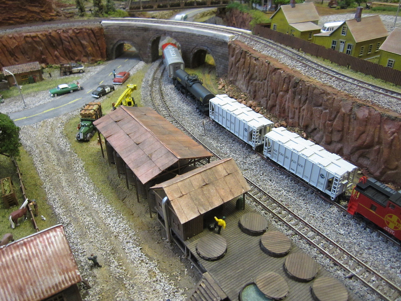 Diesel Freight Train-Only Set Standard DC Santa Fe -- N Scale Model ...