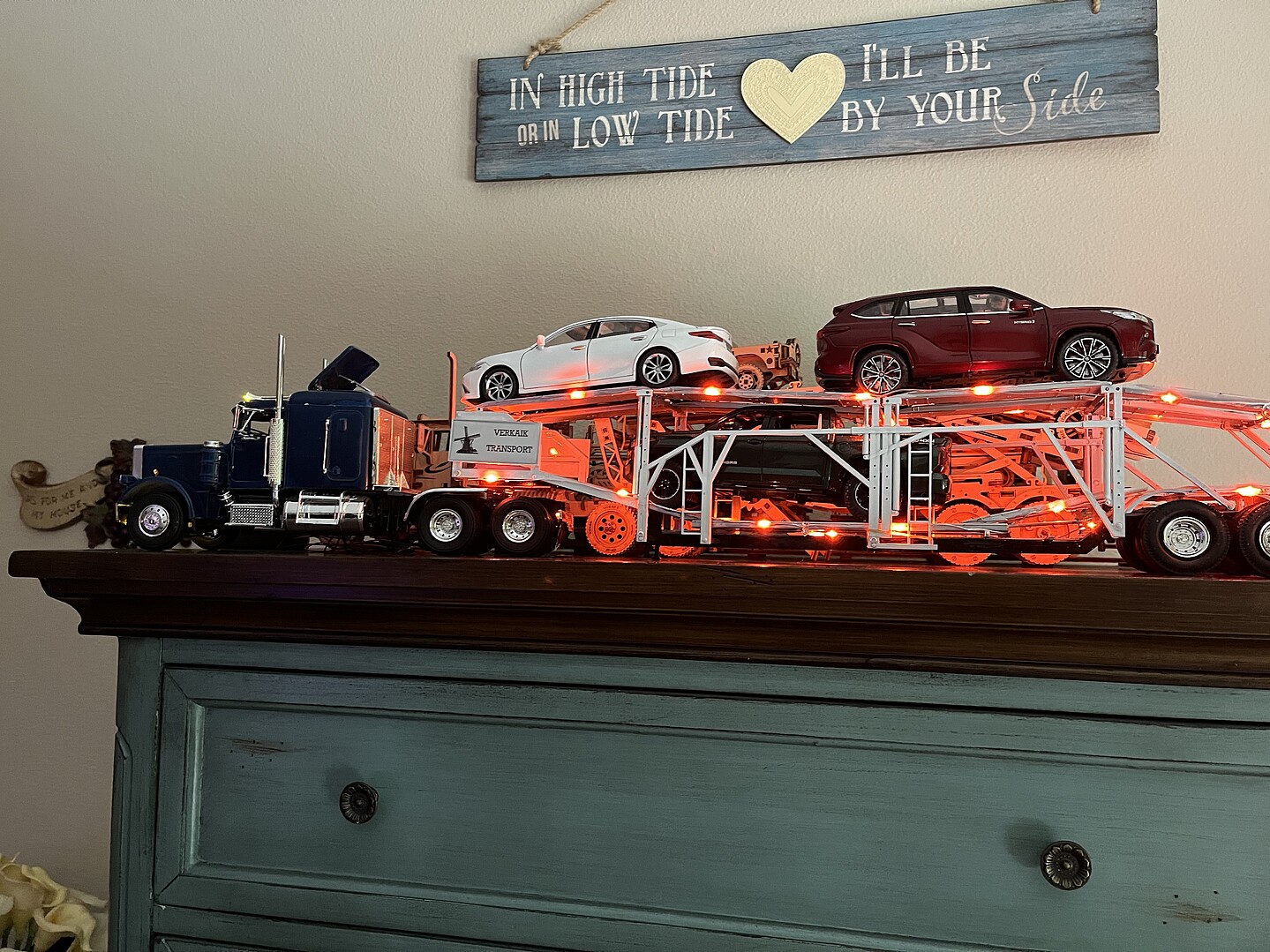 Auto Transport Trailer -- Plastic Model Trailer Kit -- 1/25 Scale ...