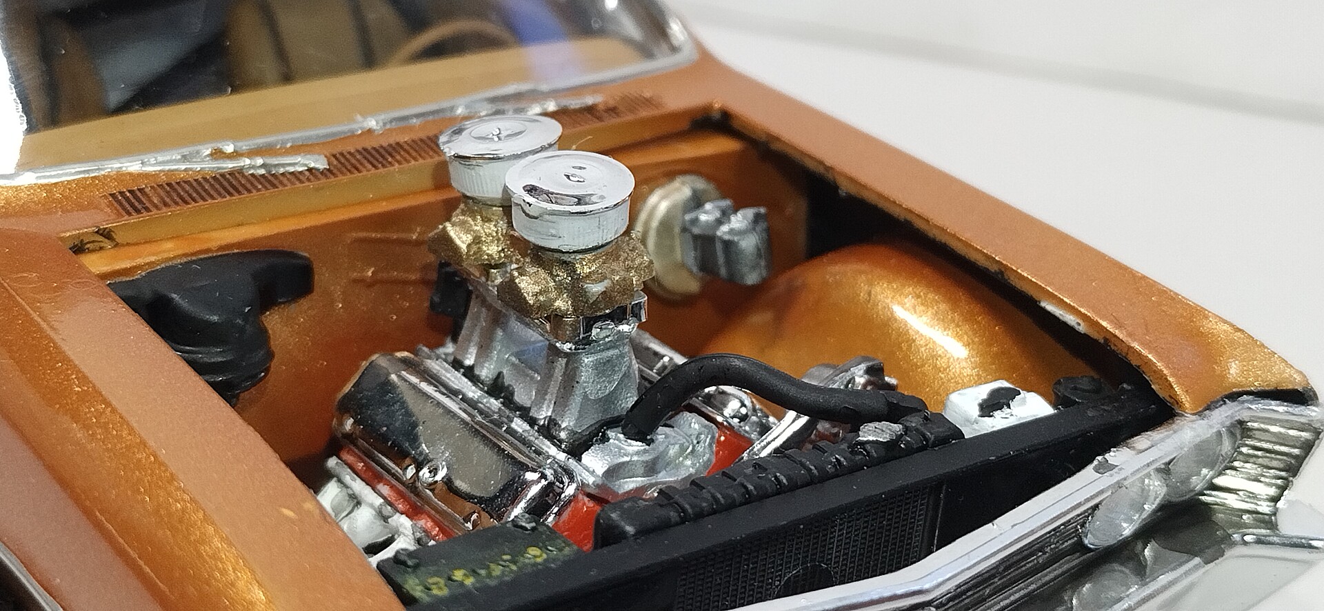 1967 Chevy Chevelle Pro Street Car -- 1/25 Scale -- Plastic Model Car ...