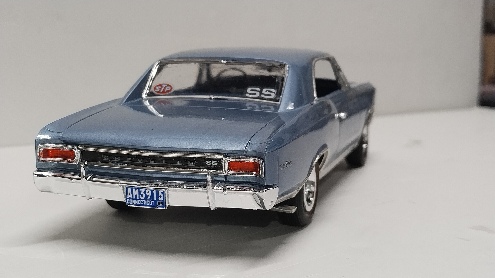 1966 Chevy Chevelle SS Car -- Plastic Model Car Vehicle Kit -- 1/25 ...