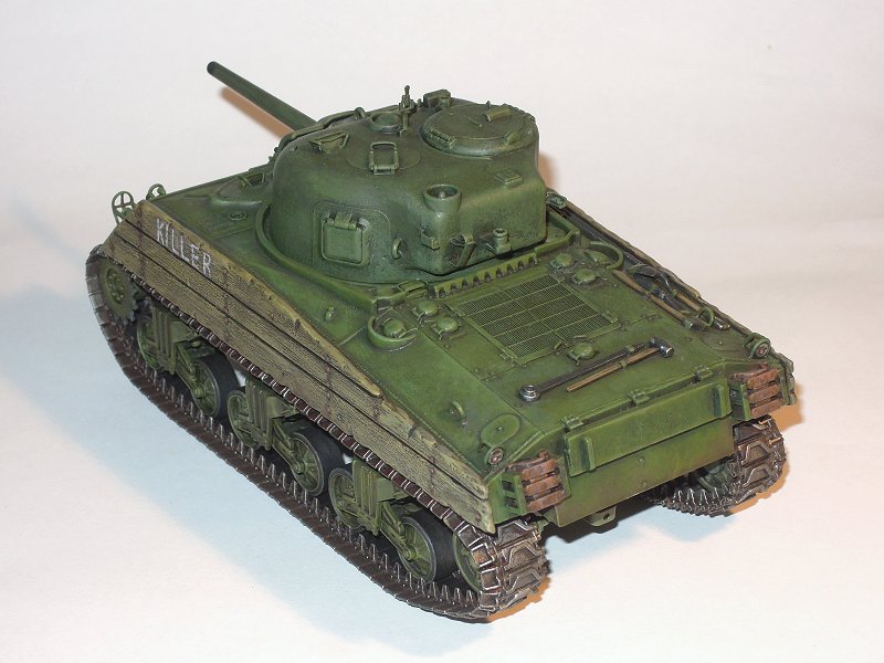 US Marines Sherman M4A2(W) PTO -- Plastic Model Tank Kit -- 1/35 Scale ...