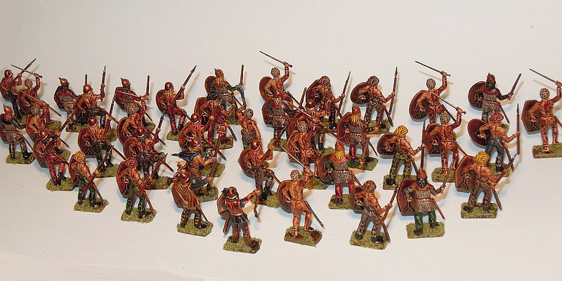 Gaul Warriors Soldiers -- Plastic Model Military Figure Kit -- 1/72 ...