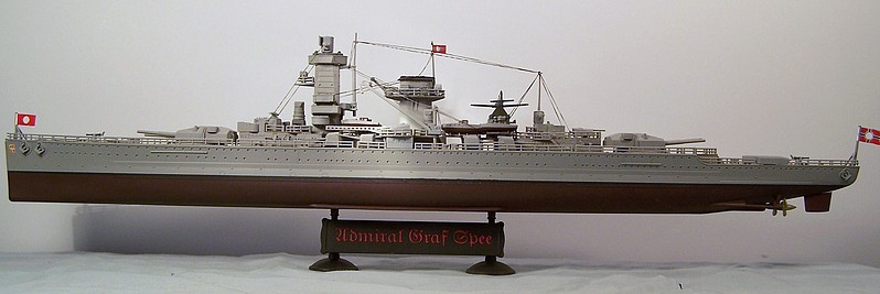 Graf Spee Pocket Battleship -- Plastic Model Battleship Kit -- 1/350 ...
