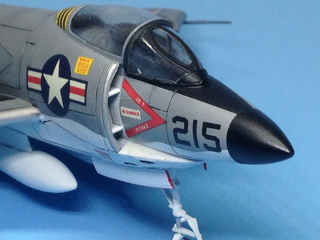 F3H Demon F3H-2N/F3H-2M (F3C) USN Fighter -- Plastic Model Airplane Kit ...