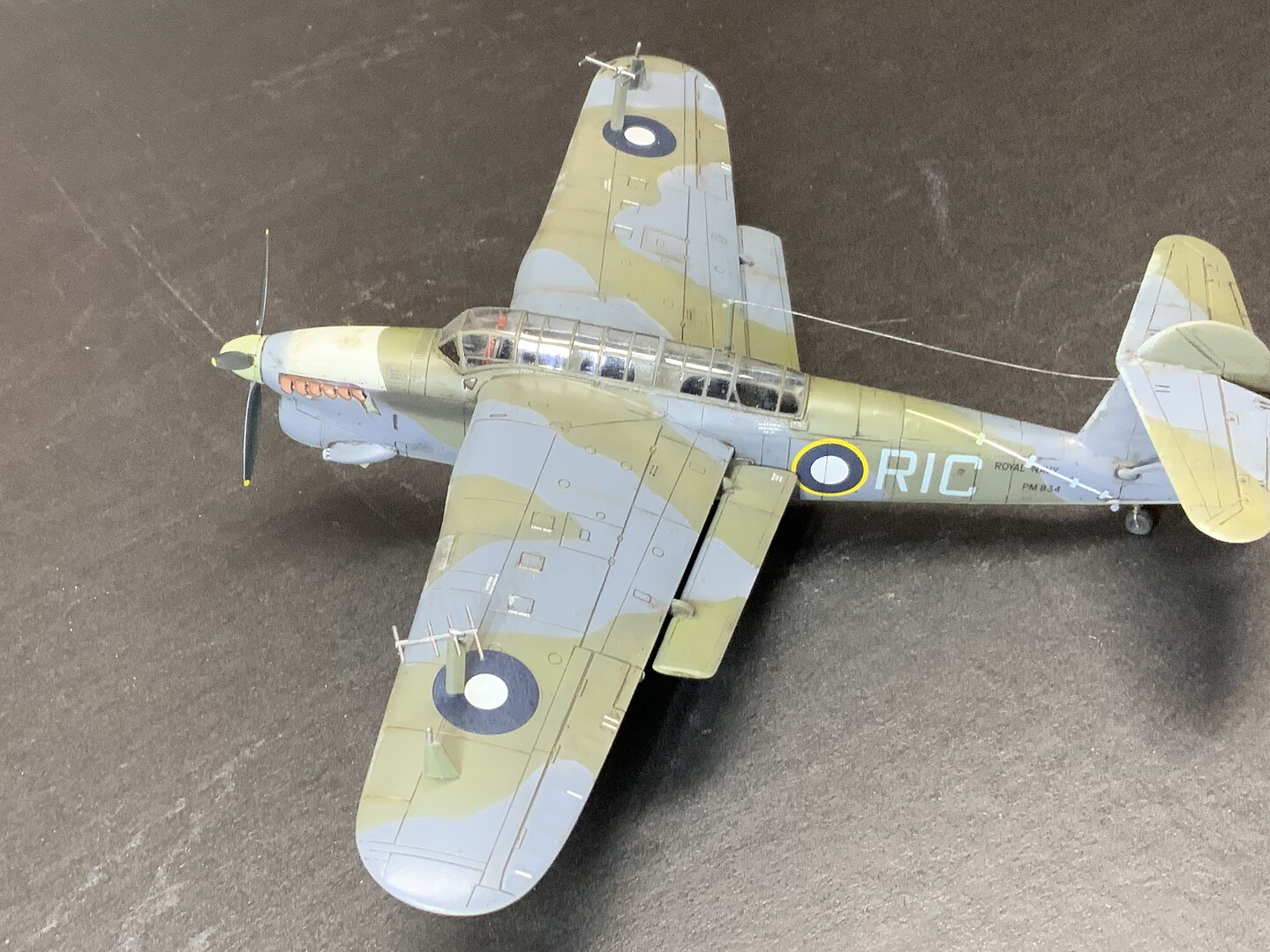 Fairey Barracuda Mk II Pacific Fleet Bomber -- Plastic Model Airplane ...