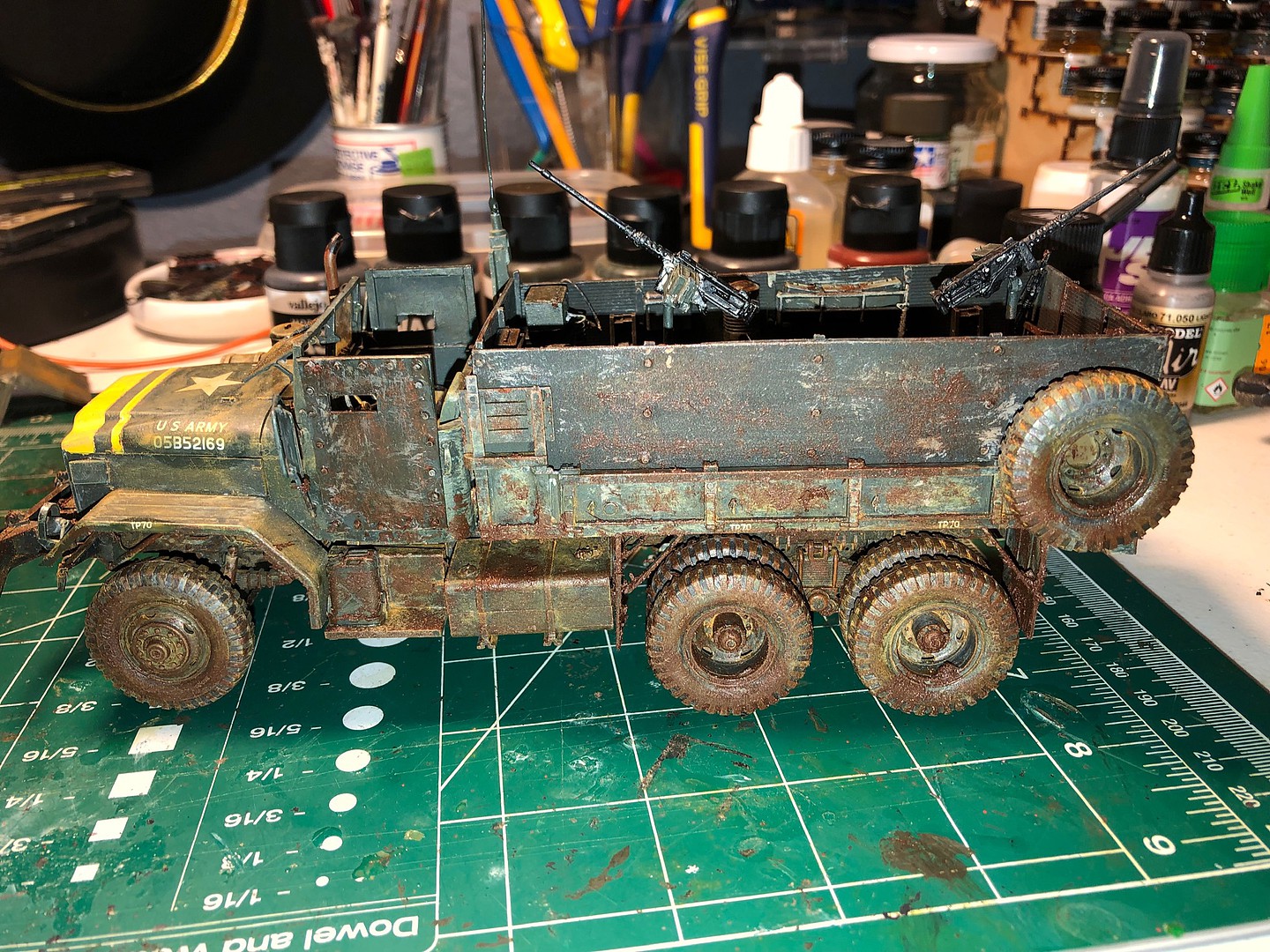 US M54A2 5 Ton 6x6 Cargo Truck Plastic Model Military Vehicle Kit US M54A2 5 Ton 6x6 Cargo Truck Plastic Model Military Vehicle Kit