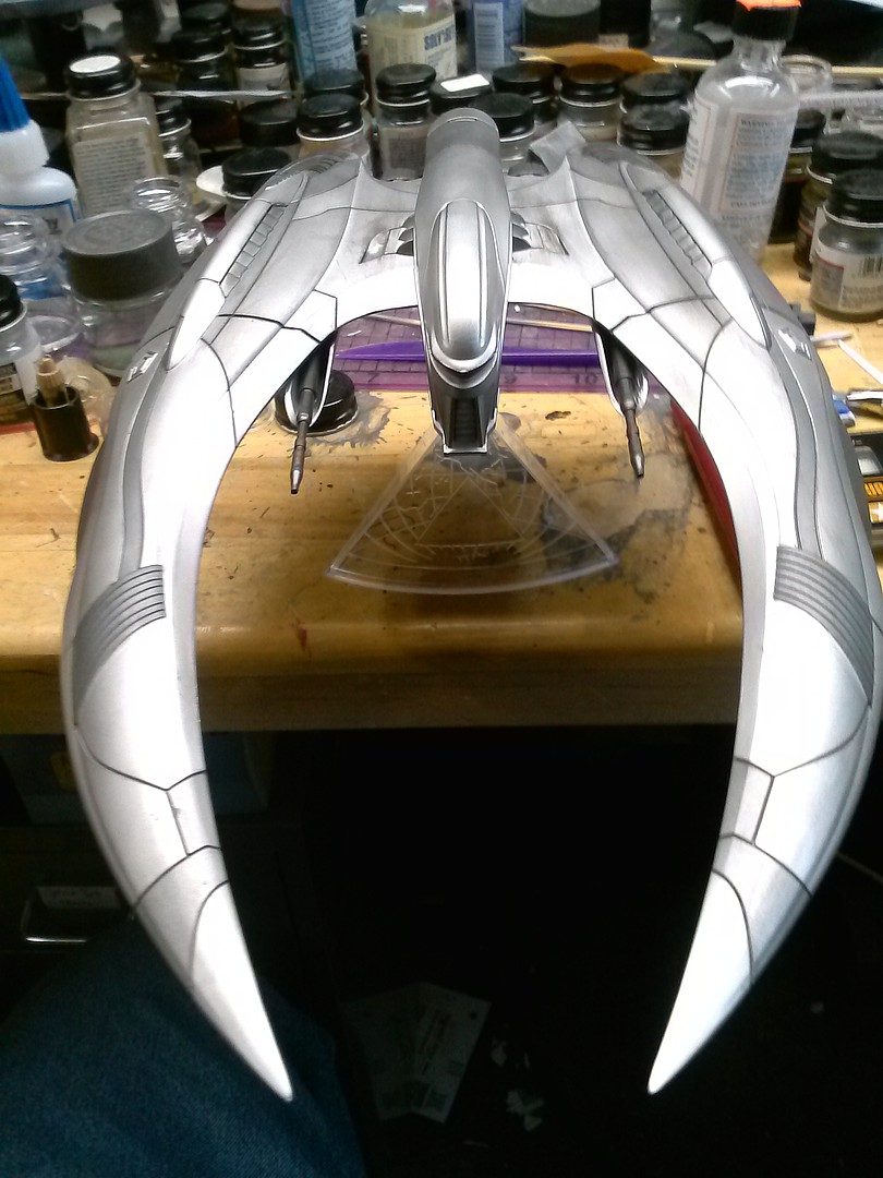 Battlestar Galactica Cylon Raider -- Science Fiction Plastic Model Kit ...