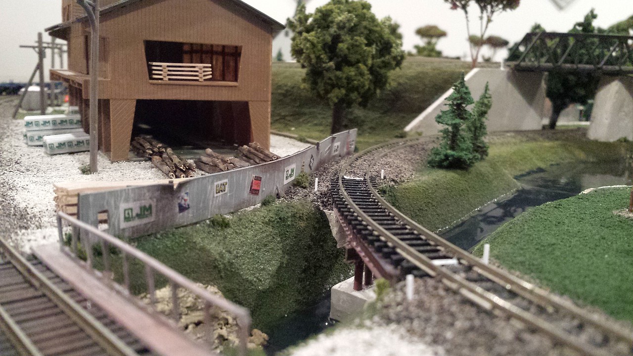Sawmill (Weathered Model Kit) -- N Scale Model Railroad Building ...