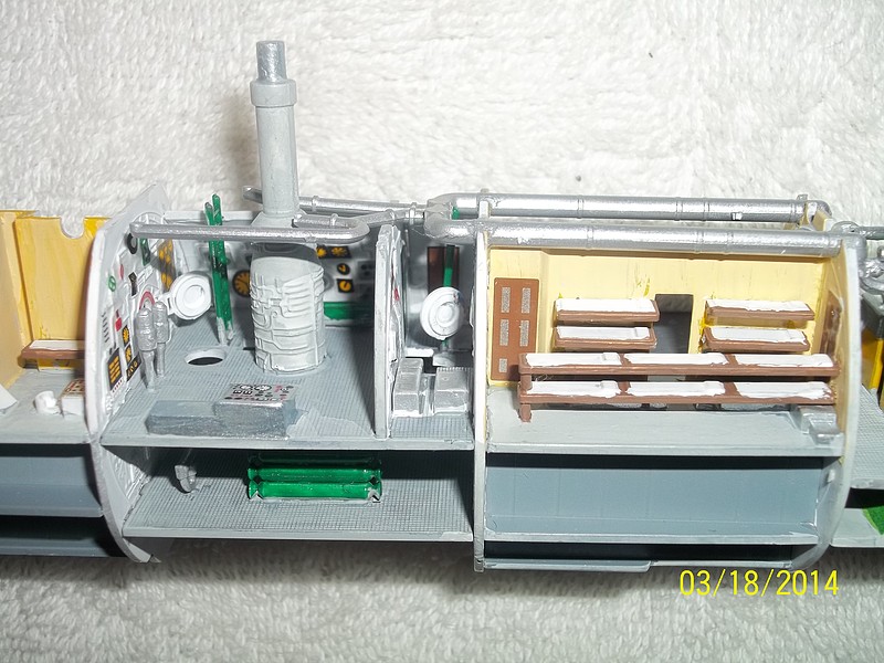 U-Boat Type XXI with Interior -- Plastic Model Military Ship Kit -- 1/ ...