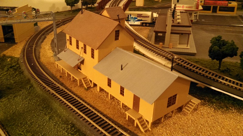 Iron Ridge Freight Station Kit -- Model Railroad Building -- HO Scale ...