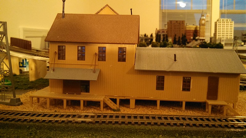 Iron Ridge Freight Station Kit -- Model Railroad Building -- HO Scale ...