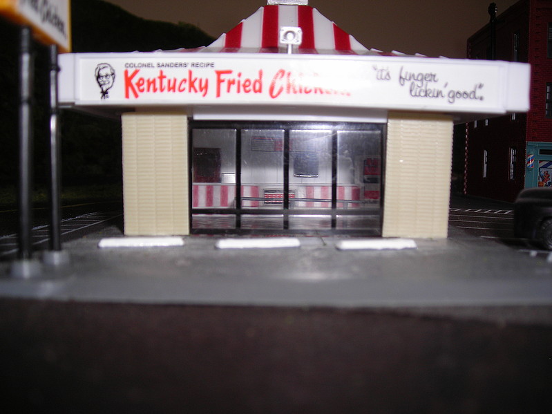 Kentucky Fried Chicken(R) Drive In Kit -- Model Train Building -- HO ...