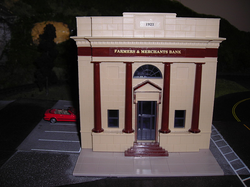 Bailey Savings & Loan - Kit -- HO Scale Model Railroad Building ...
