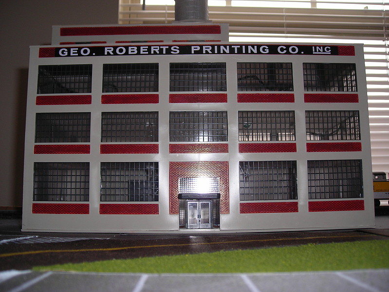 George Roberts Printing Company - Kit -- HO Scale Model Railroad ...