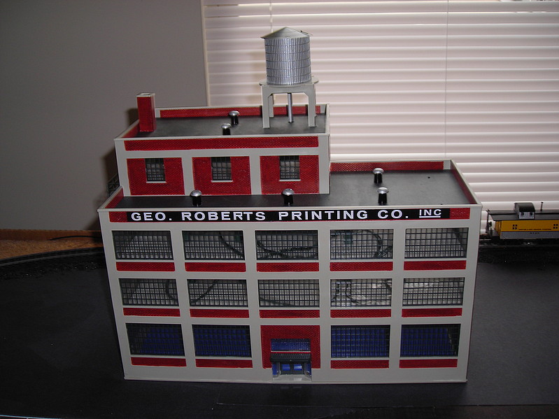 George Roberts Printing Company - Kit -- HO Scale Model Railroad ...