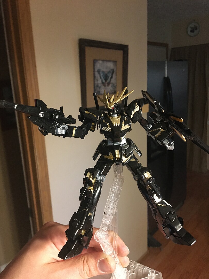 High Grade Gundam RX-0 Unicorn Gundam 02 Banshee -- Snap Together ...