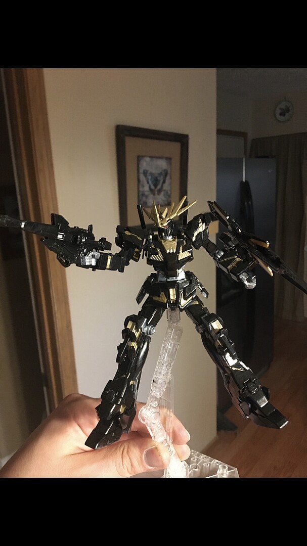 High Grade Gundam RX-0 Unicorn Gundam 02 Banshee -- Snap Together ...