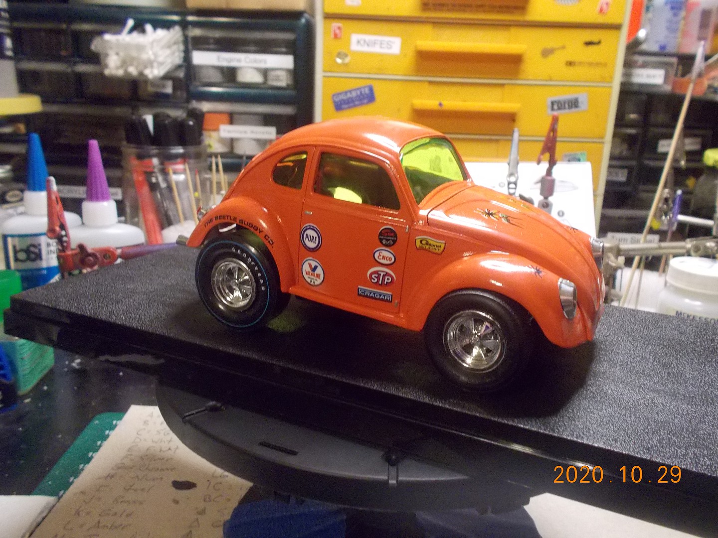 Volkswagen Beetle Superbug Gasser -- Plastic Model Car Kit -- 1/25 ...
