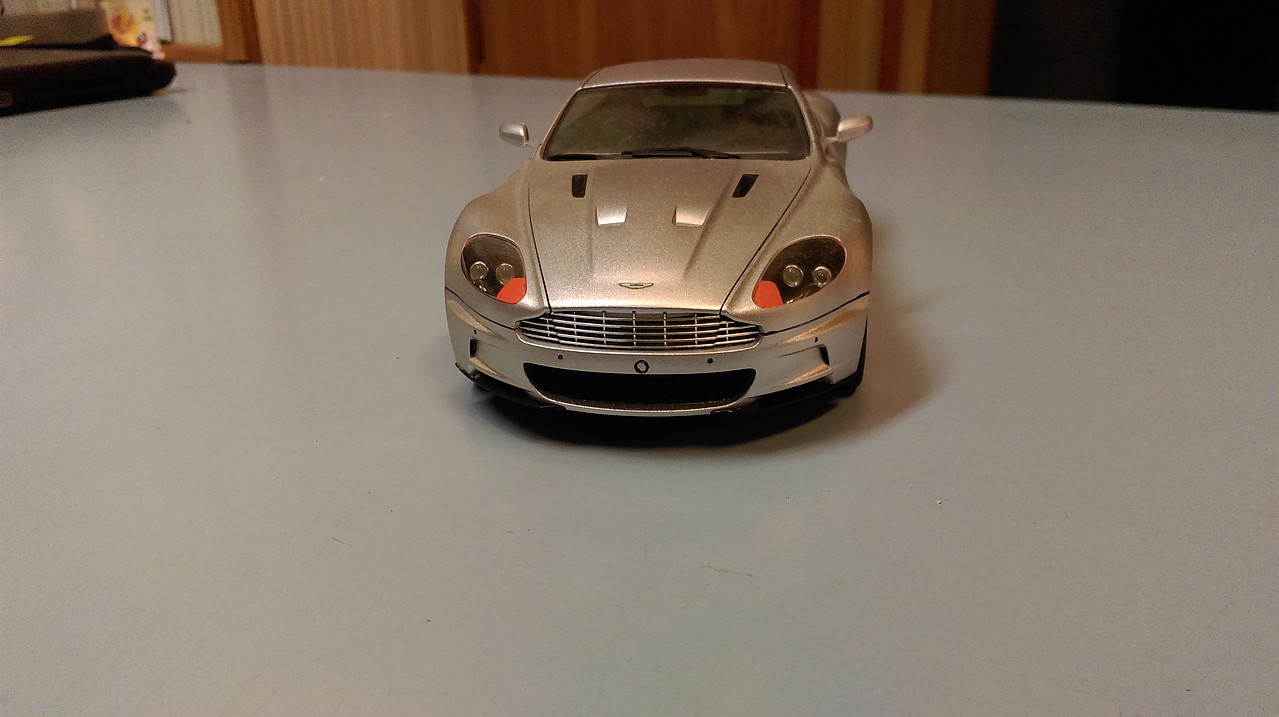 Aston Martin DBS w/ Photo Etched Sportscar -- Plastic Model Car Kit ...