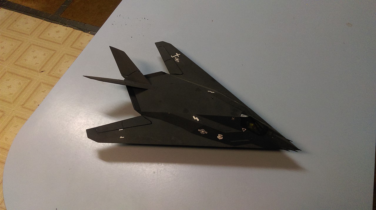 Lockheed F-117A Nighthawk Stealth Aircraft -- Plastic Model Airplane ...