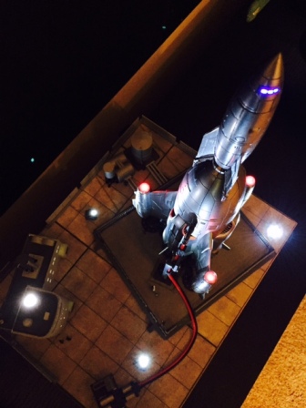 Mercury 9 Rocket -- Space Program Plastic Model Kit -- 1/350 Scale ...