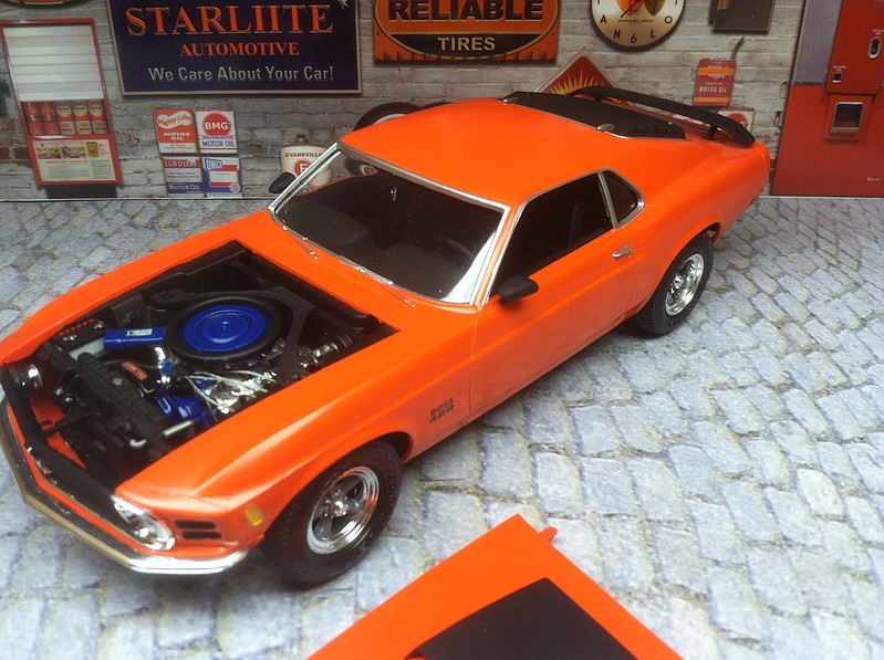 1970 Boss 429 Mustang 3'n1 -- Plastic Model Car Kit -- 1/24 Scale ...