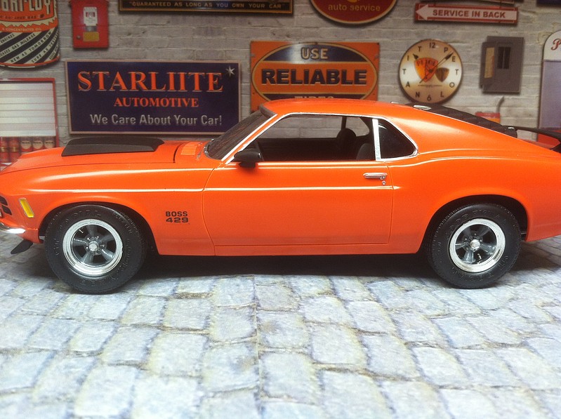 1970 Boss 429 Mustang 3'n1 -- Plastic Model Car Kit -- 1/24 Scale ...