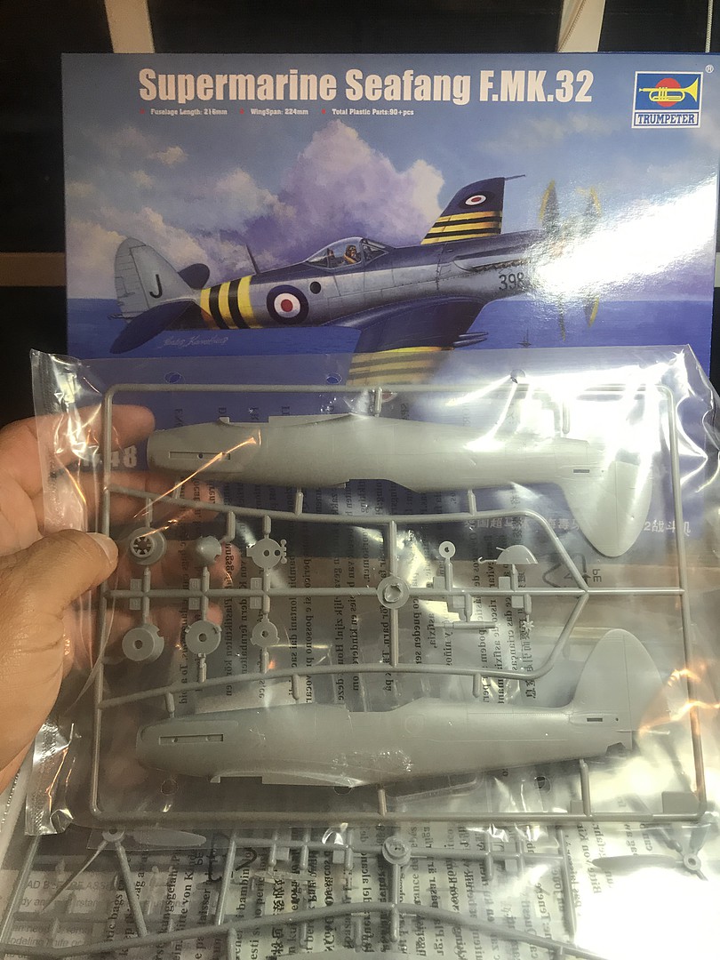 Gallery Pictures Trumpeter Supermarine Seafang F.Mk.32 Fighter Aircraft ...