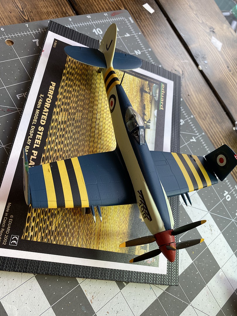 Supermarine Seafang F.Mk.32 Fighter Aircraft -- Plastic Model Airplane ...