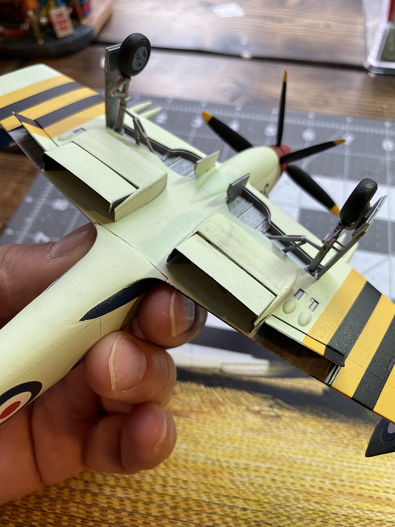 Supermarine Seafang F.Mk.32 Fighter Aircraft -- Plastic Model Airplane ...