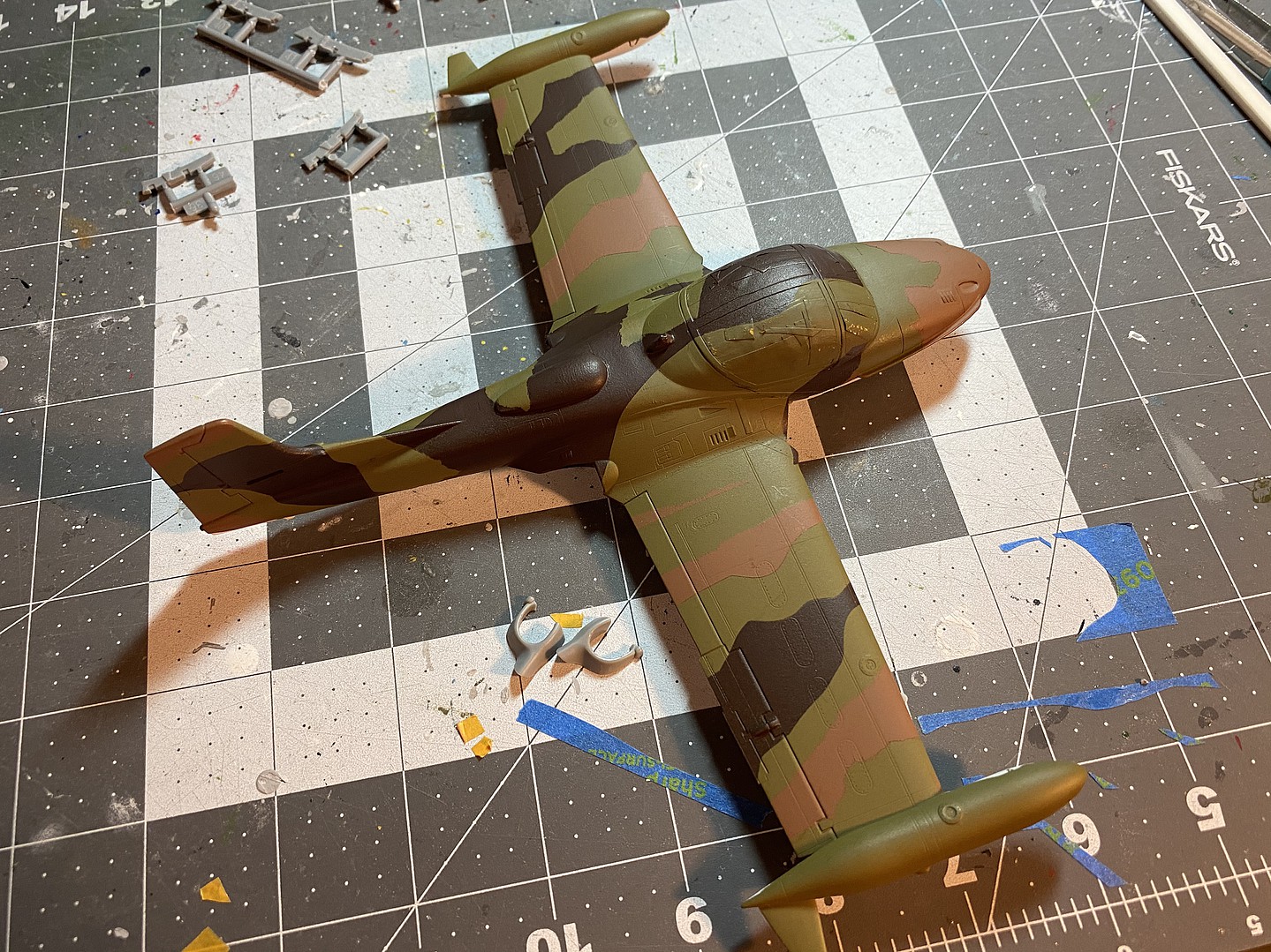 US A-37A Dragonfly Light Ground Attack Aircraft -- Plastic Model ...