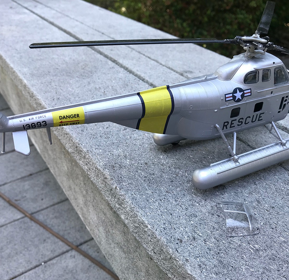 H-19 Rescue Helicopter -- Plastic Model Helicopter Kit -- 1/48 Scale ...