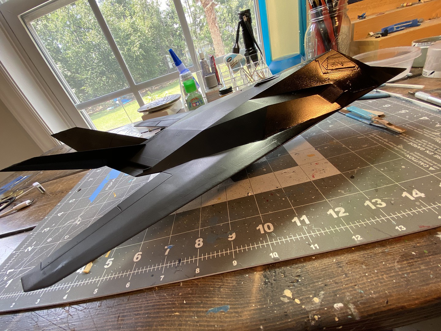 F117A Nighthawk Aircraft -- Plastic Model Airplane Kit -- 1/48 Scale ...