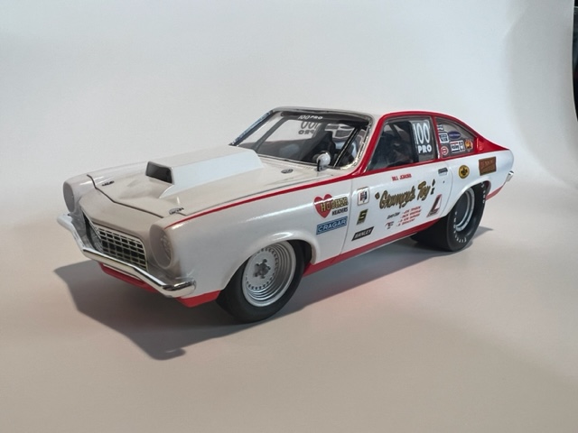 1972 Chevy Vega Pro Stock -- Plastic Model Car Vehicle Kit -- 1/25 ...