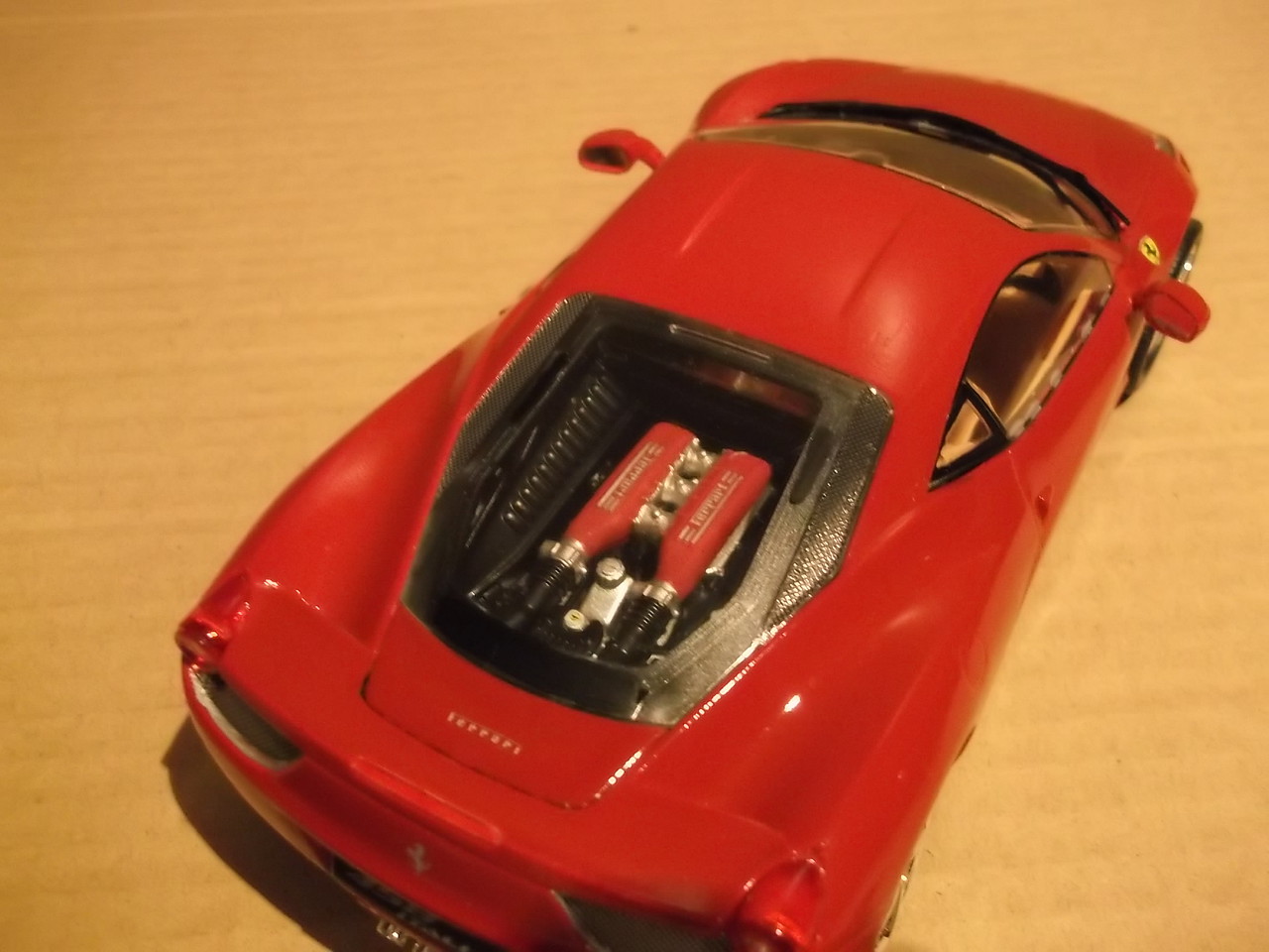 Ferrari 458 Italia -- Plastic Model Car Kit -- 1/24 Scale -- #854912 ...