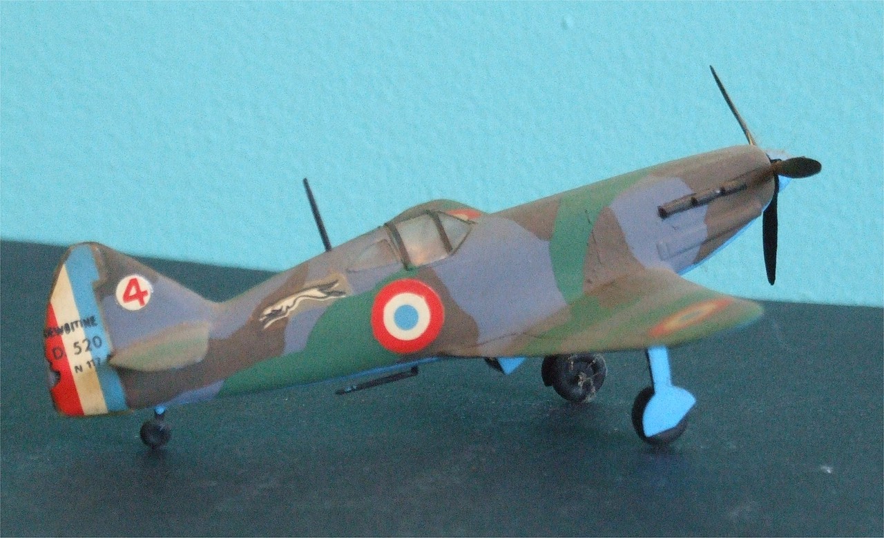 Gallery Pictures RS Dewoitine D520 French WWII Fighter Plastic Model ...