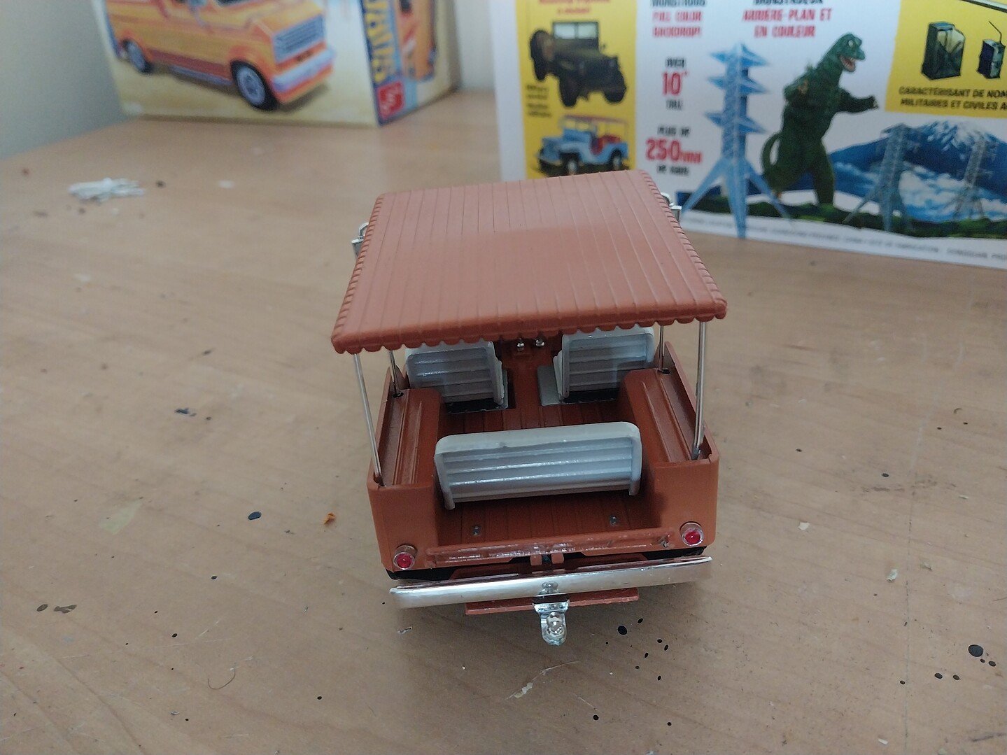 Godzilla Army Jeep -- Plastic Model Military Vehicle Kit -- 1/25 Scale ...