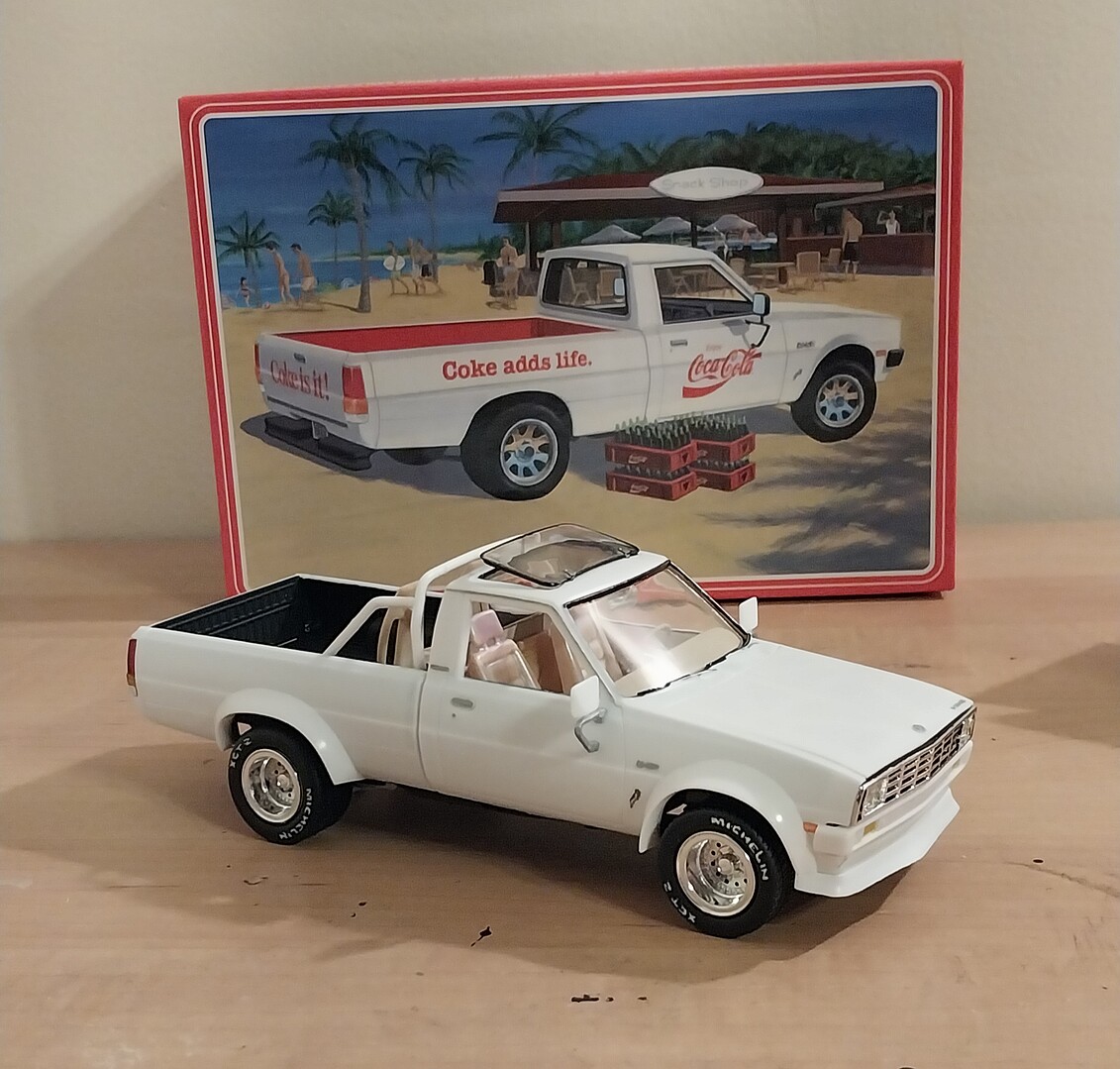 Coke 1982 Dodge Ram D50 Pickup Truck -- Plastic Model Truck Vehicle Kit ...