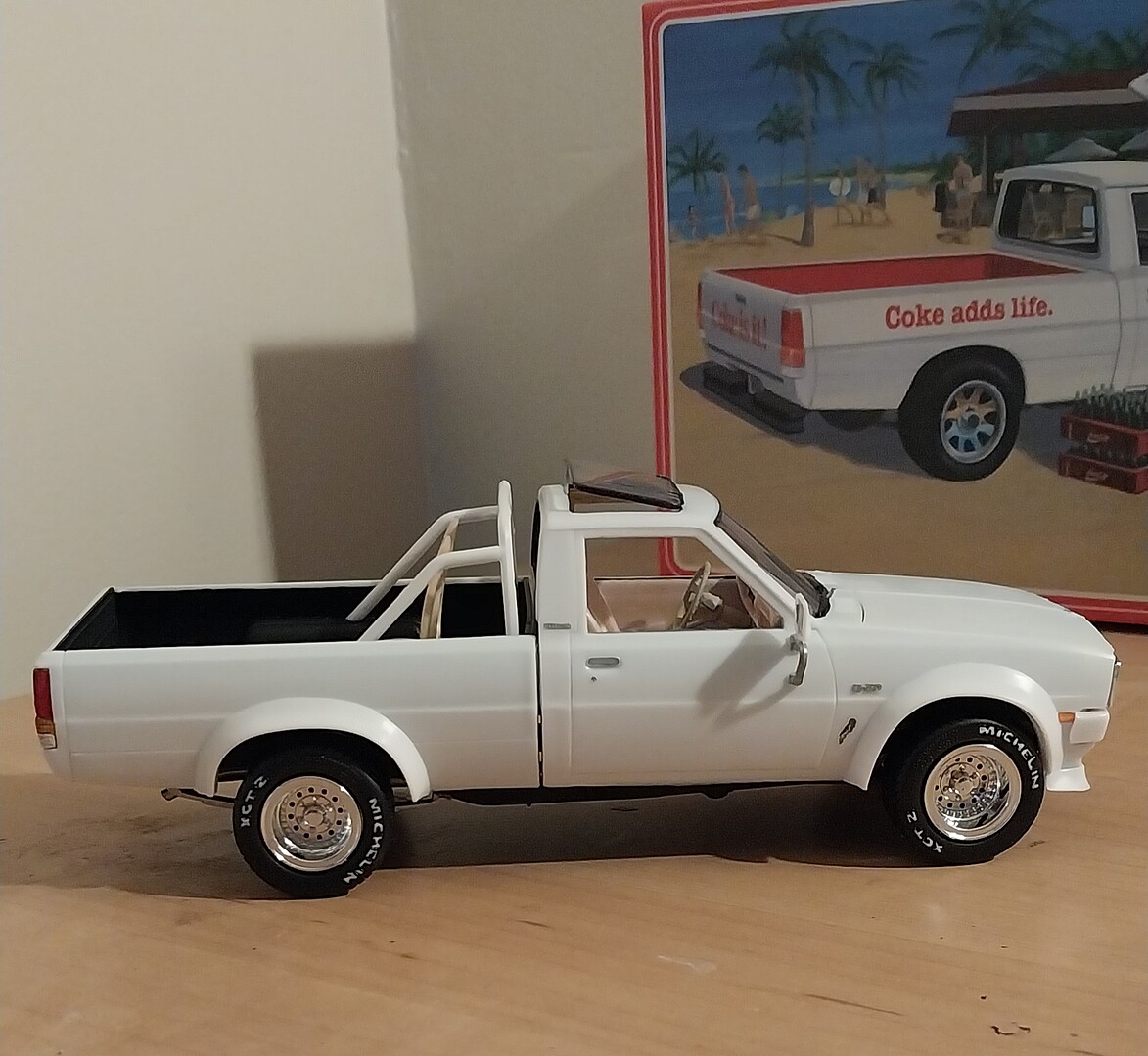 Coke 1982 Dodge Ram D50 Pickup Truck -- Plastic Model Truck Vehicle Kit ...
