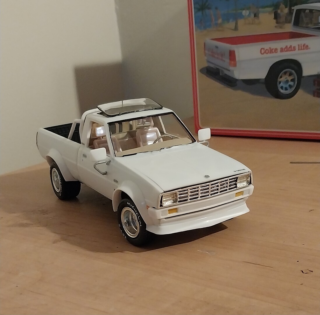 Coke 1982 Dodge Ram D50 Pickup Truck -- Plastic Model Truck Vehicle Kit ...