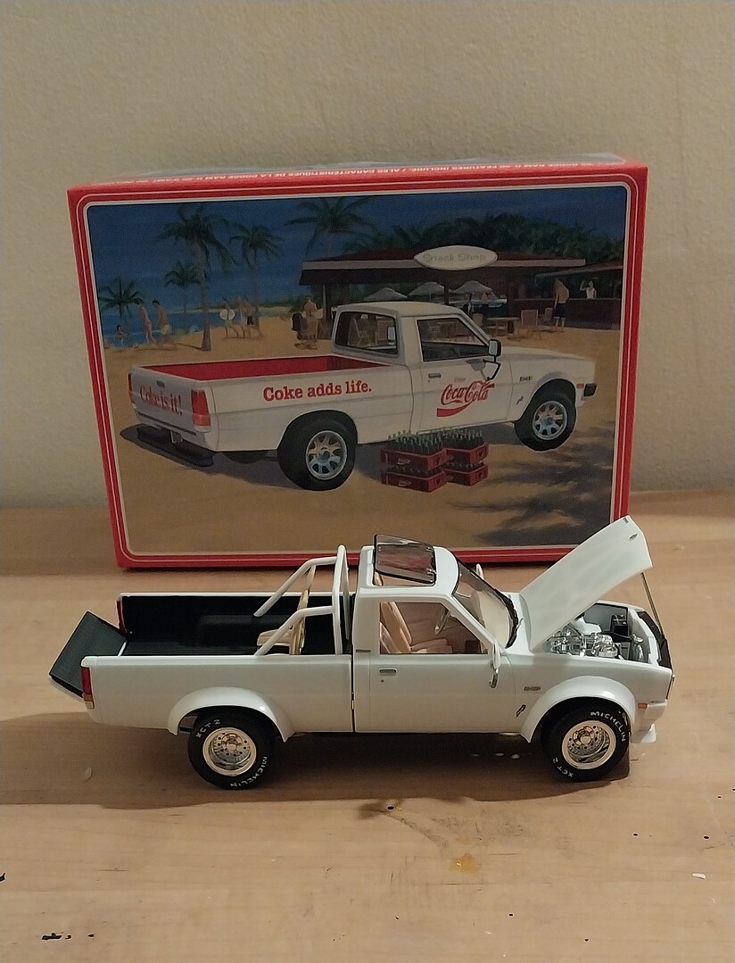 Coke 1982 Dodge Ram D50 Pickup Truck -- Plastic Model Truck Vehicle Kit ...