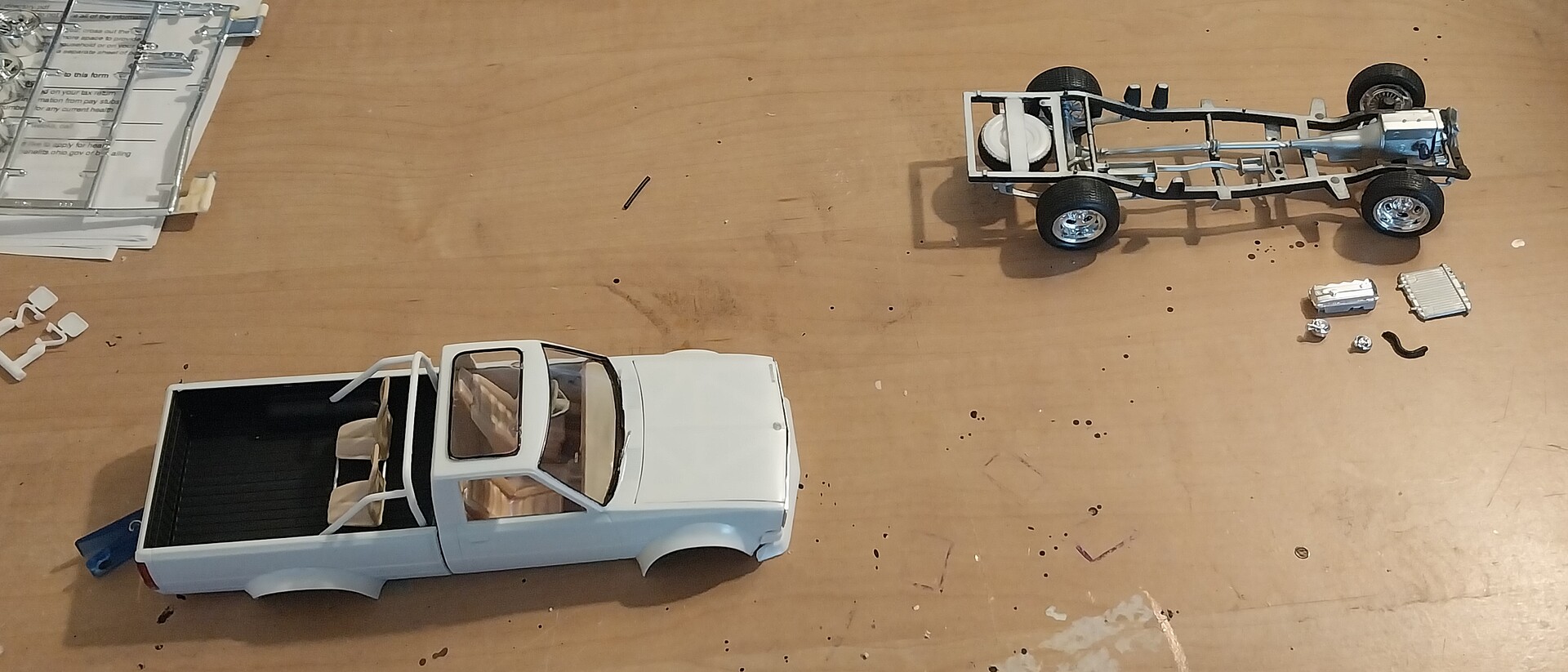 Coke 1982 Dodge Ram D50 Pickup Truck -- Plastic Model Truck Vehicle Kit ...