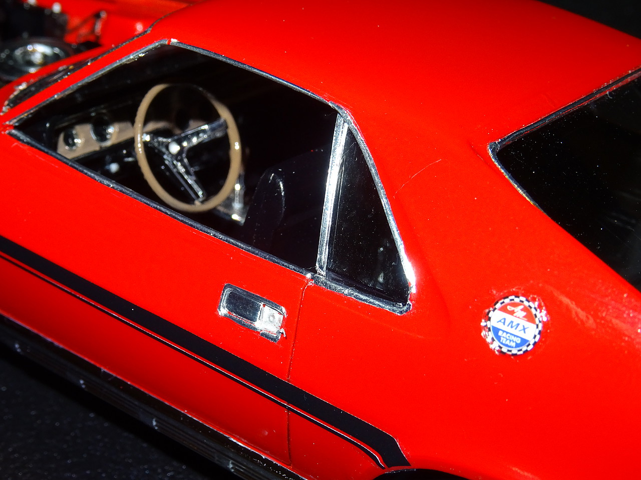 1970 AMC AMX Car -- Plastic Model Car Kit -- 1/20 Scale -- #pc814 ...