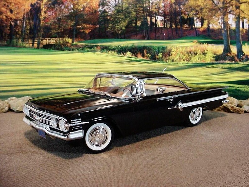 1960 Chevy Impala Hardtop 2'n1 -- Plastic Model Car Kit -- 1/25 Scale ...