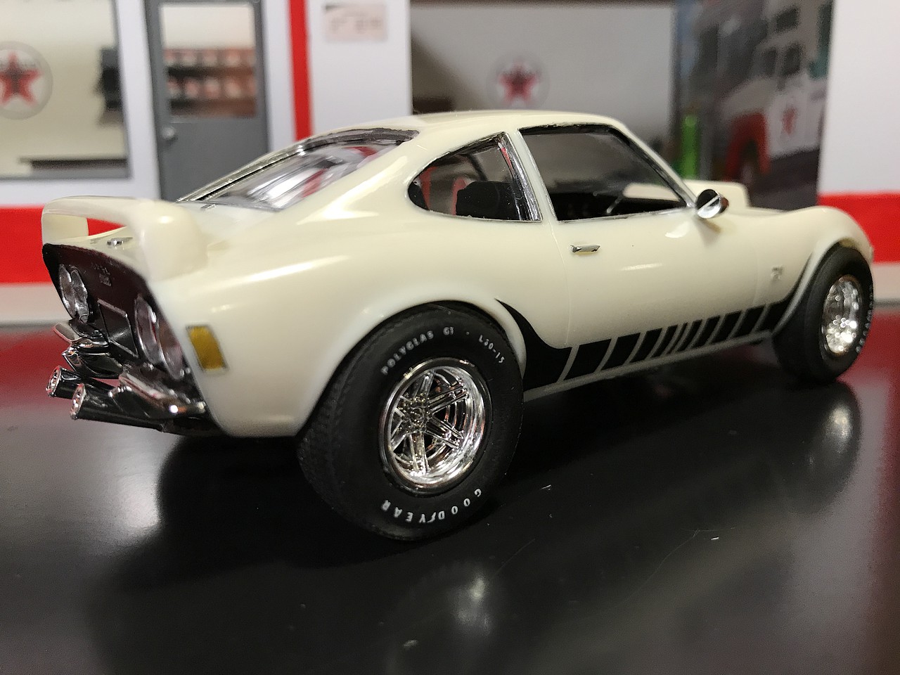 Opel GT Car (White) -- Plastic Model Car Kit -- 1/25 Scale -- #729 ...