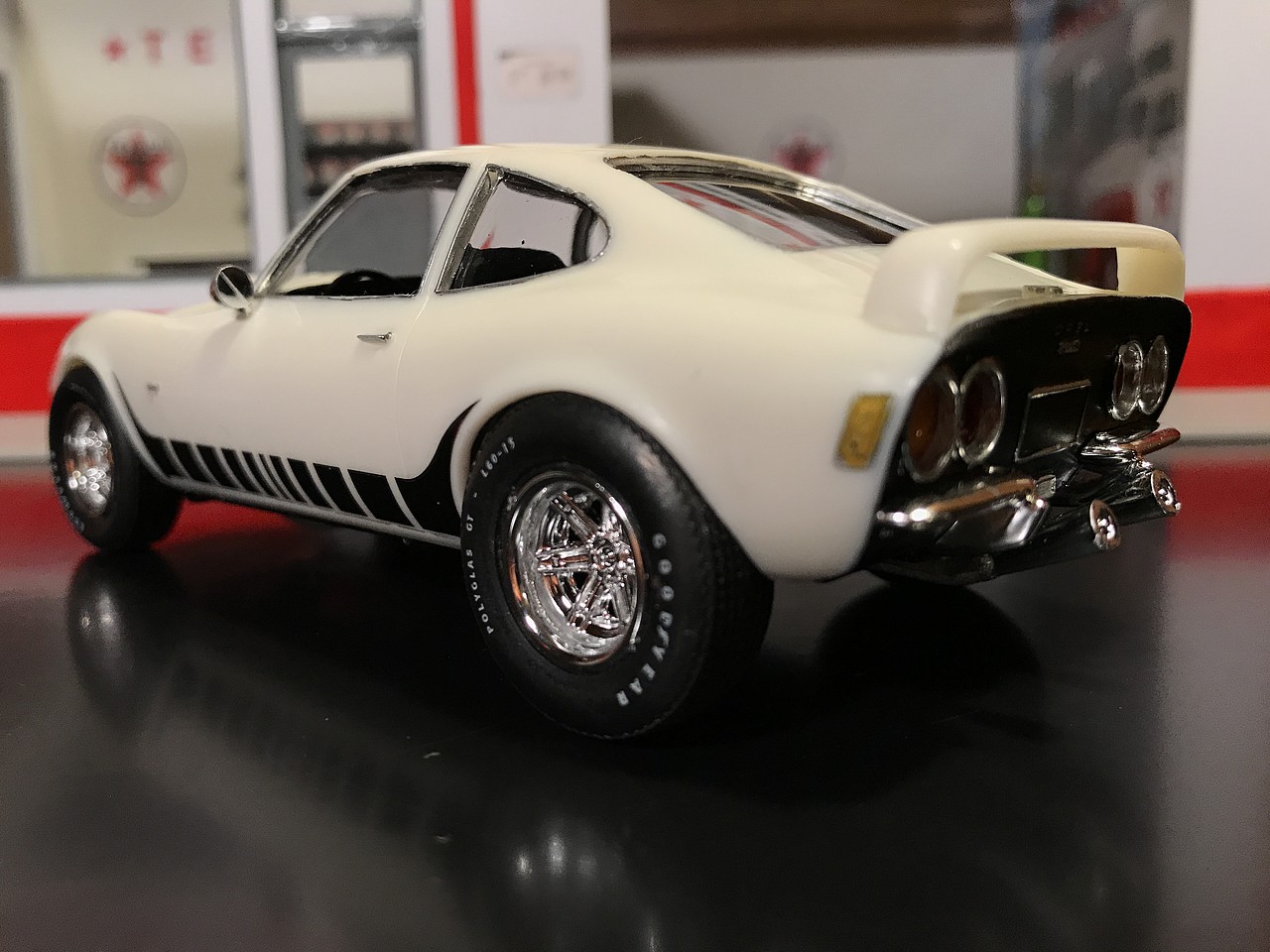 Opel GT Car (White) -- Plastic Model Car Kit -- 1/25 Scale -- #729 ...