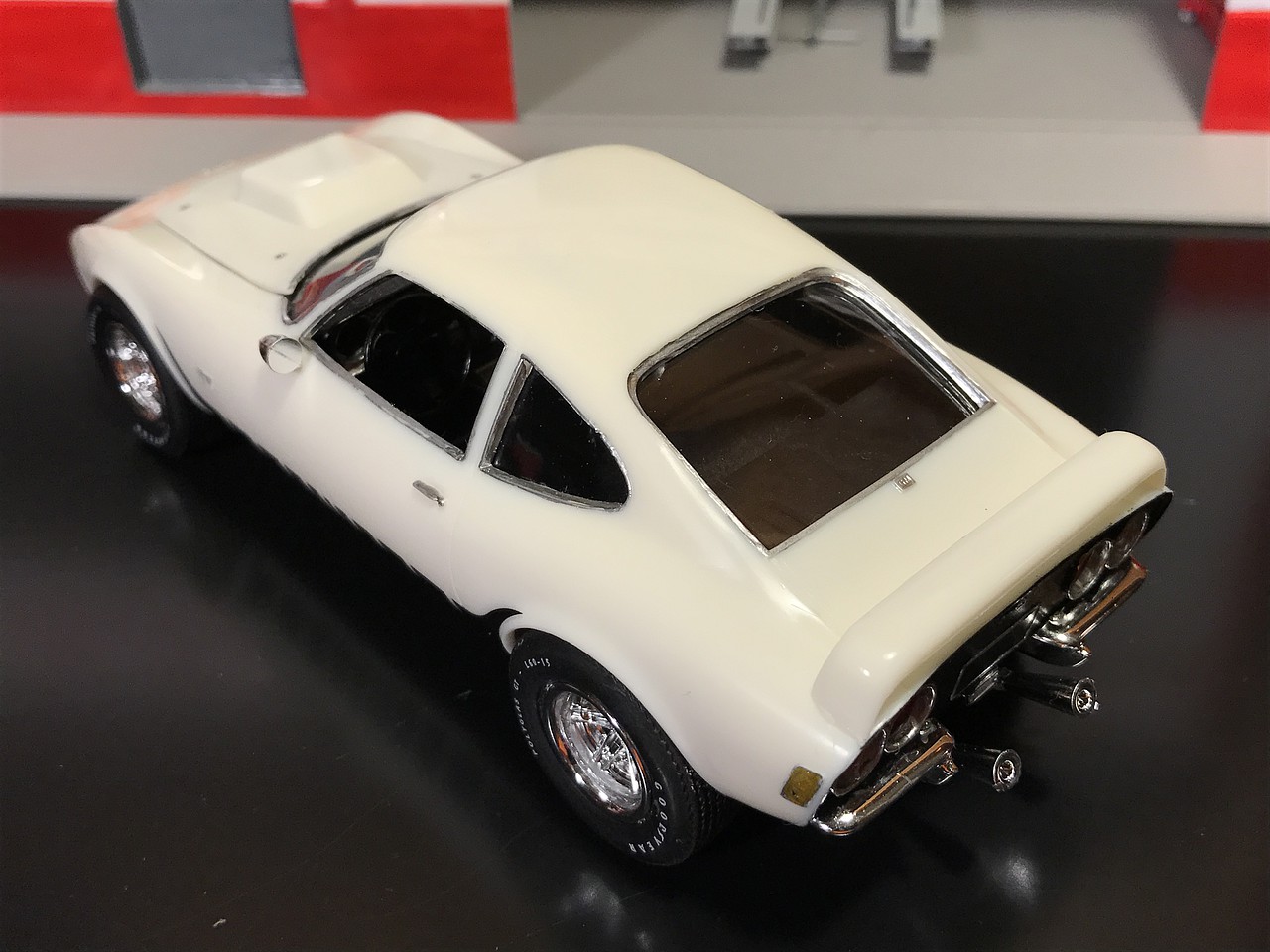 Opel GT Car (White) -- Plastic Model Car Kit -- 1/25 Scale -- #729 ...